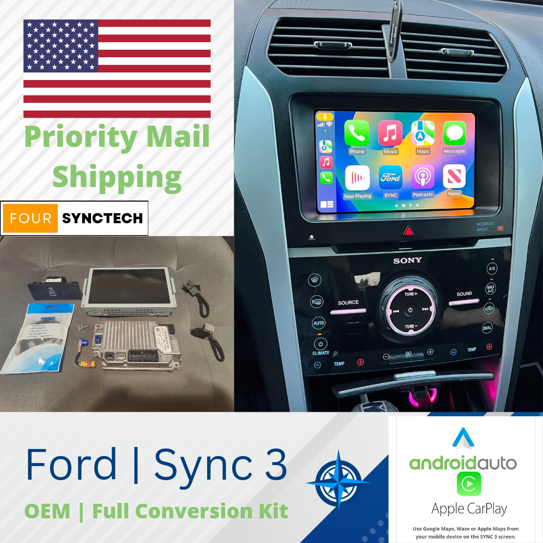 2011 - 2017 Ford Explorer Sync 3 Conversion Full Kit – FourSyncTech