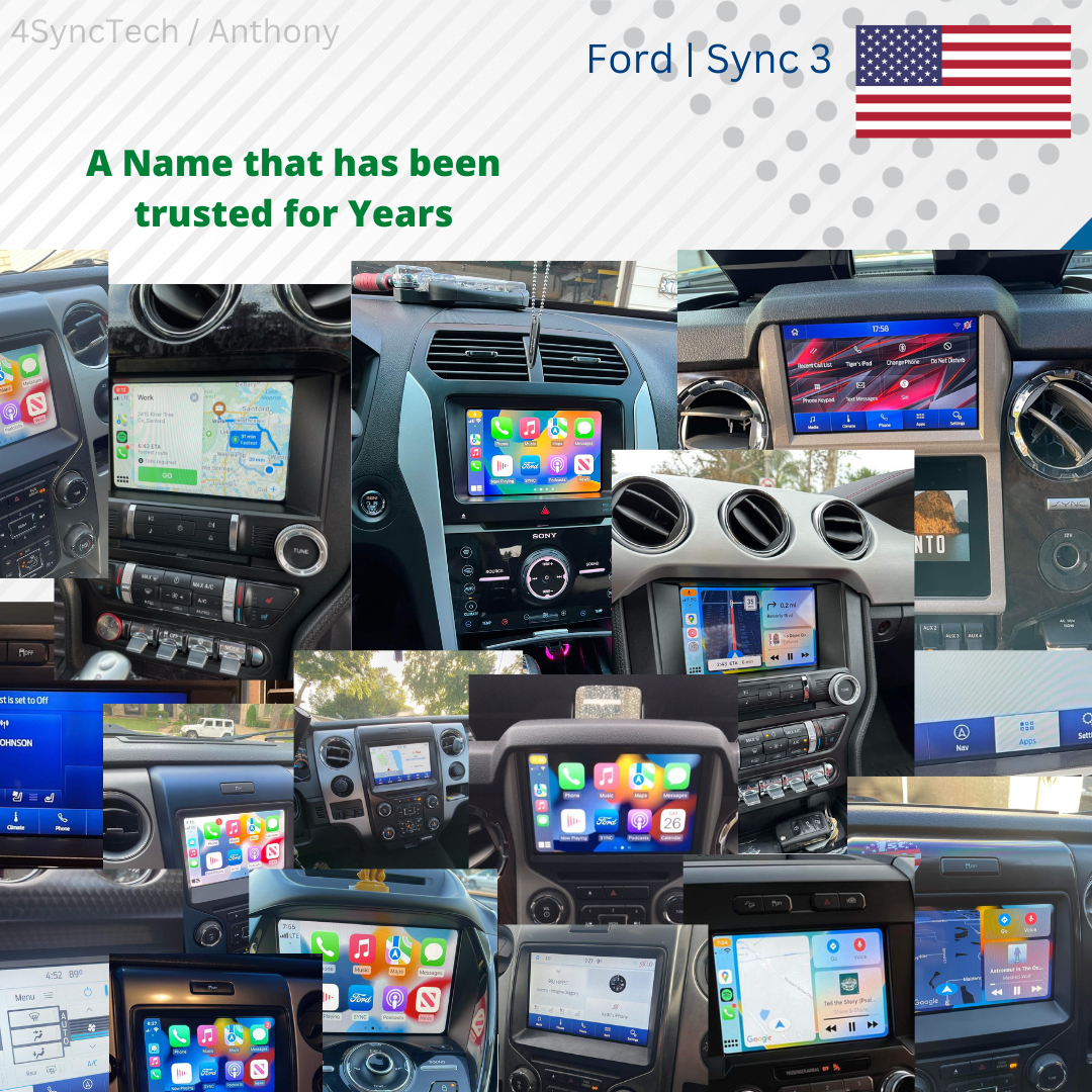 2011 - 2015 Ford Edge Sync 3 Conversion Full Kit – FourSyncTech