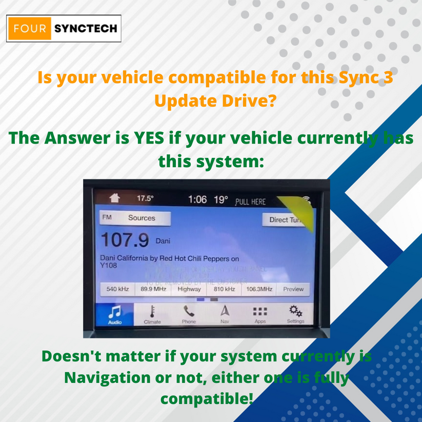 Sync 3 Update Drive (Updates to V3.4 with Newest Maps) – FourSyncTech